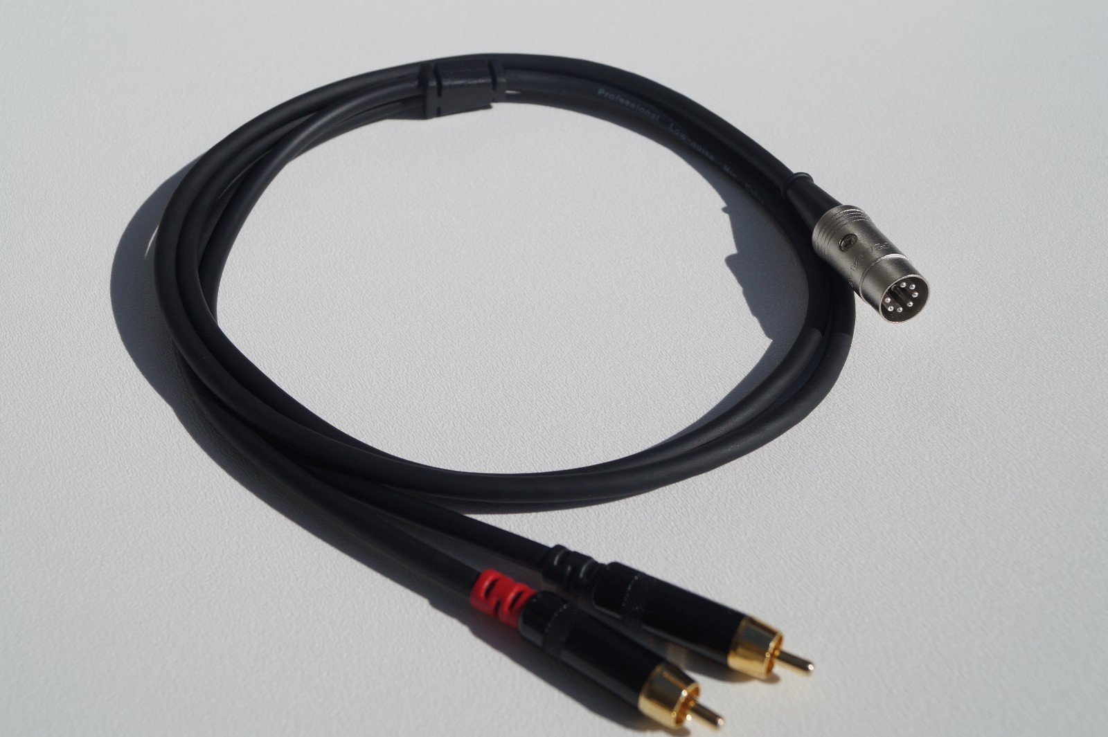 1 ft Elite 7-Pin Din Male to 2-RCA Male Audio Cable For Bang & Olufsen ...