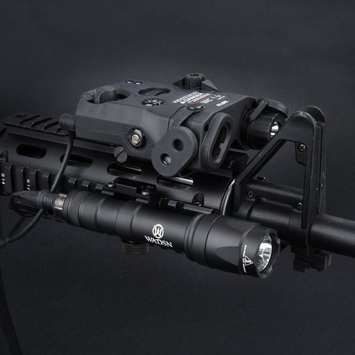 Tactical PEQ 15 UHP Green Dot Laser IR Fill light Hunting Flashlight ...