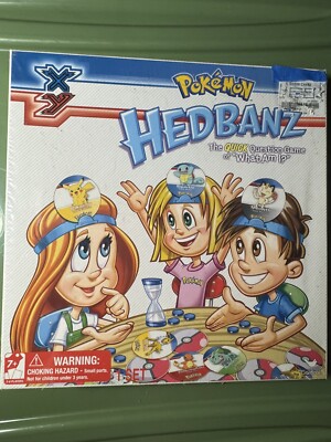 NEW! SEALED! Pokemon Hedbanz The Quick Question Game of "What Am I ...