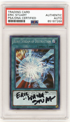 PSA Signed Eric Stuart Burst Stream of Destruction LCKC-EN025 1st ...