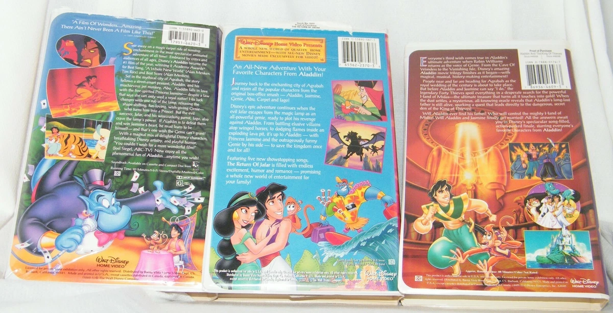 Disney Aladdin Vhs Ebay