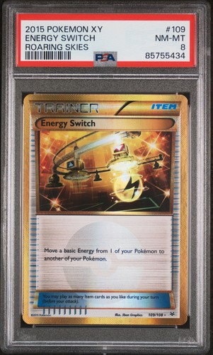 Pokemon TCG: Energy Switch - Graded PSA 8 NM-MT 2015 ROS #109 Secret ...
