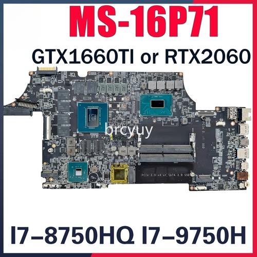 MS-16P71 For MSI MS-16P7 GL63 Motherboard W/i5-i7/8th 9th E1-2176M ...