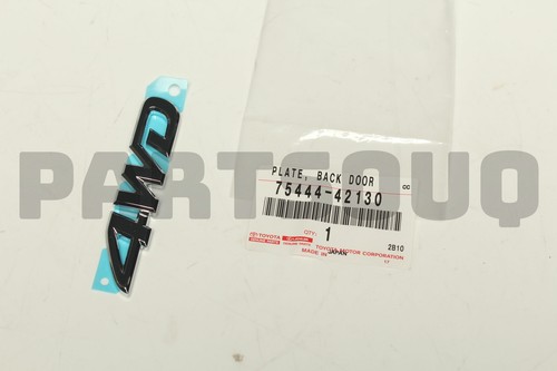 7544442130 Genuine Toyota PLATE BACK DOOR 75444-42130 | eBay