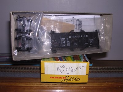 ULRICH #Y-110 Reading Twin Hopper Car #80597 w/Sprung Trucks KIT H.O. 1 ...