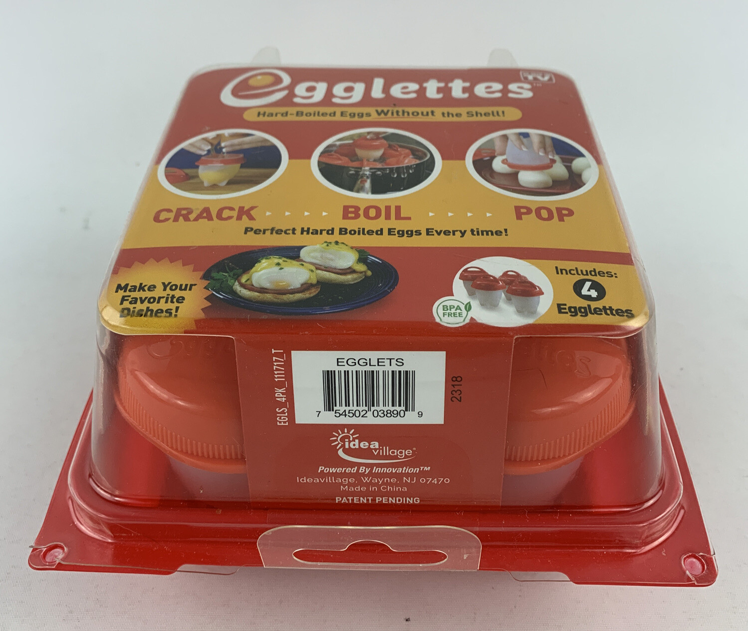 Egglettes Hard Boiled Egg Cooker w/o the Shell 4 ct. BPA Free Idea ...