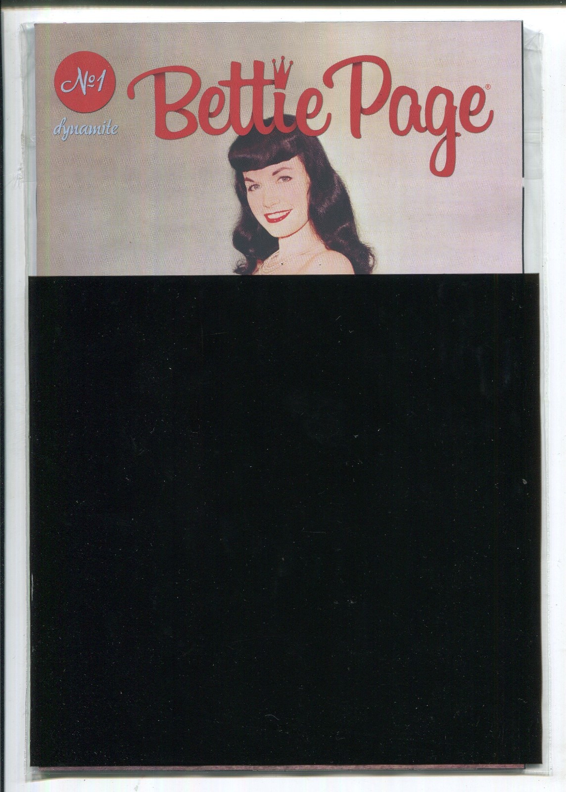 BETTIE PAGE VOL 2 #1 BLACK BAG RISQUE NUDE PHOTO VARIANT COVER ...