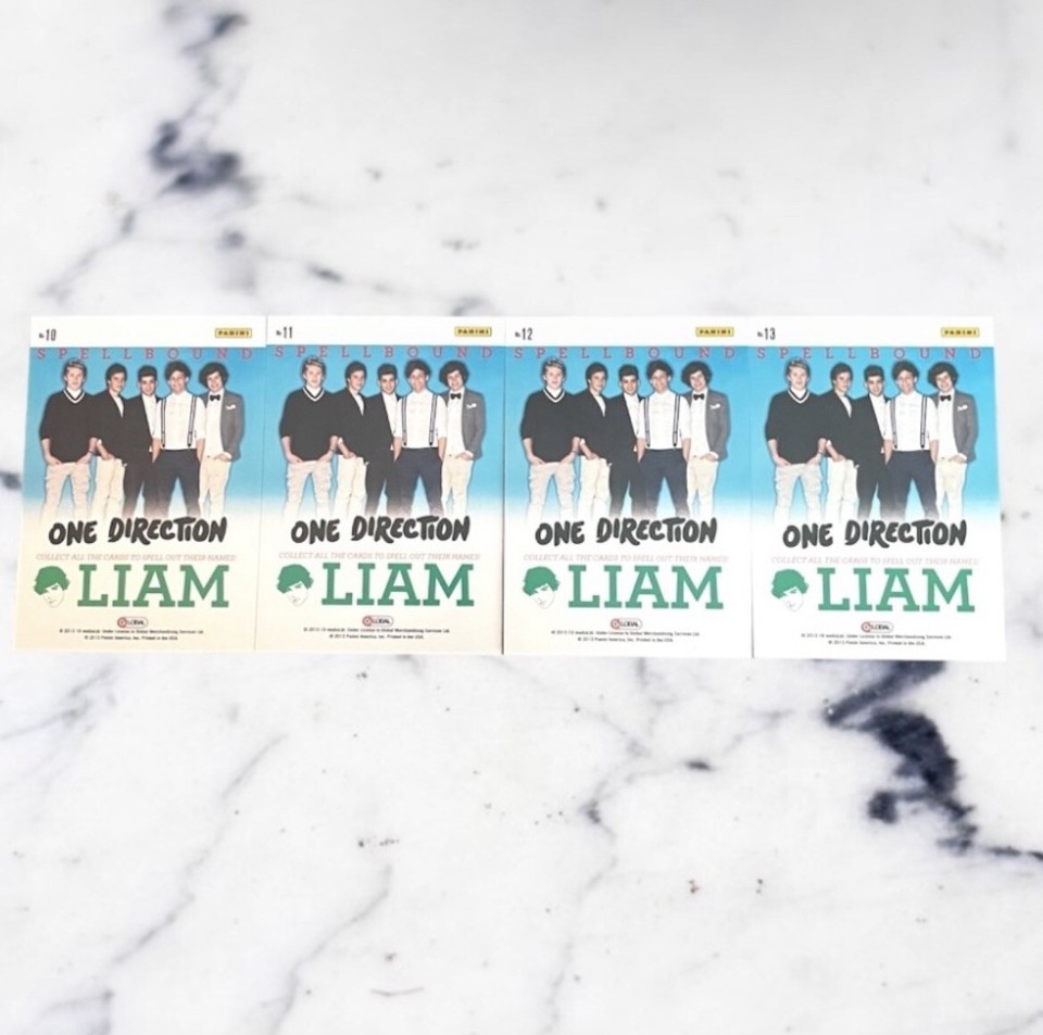 Official One Direction Liam Payne Chase Spellbound Card Set | eBay
