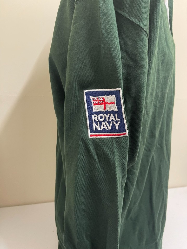 CLEARANCE: Royal Marines Army V Navy 2026 Rugby Shirt - Bottle Green XL ...
