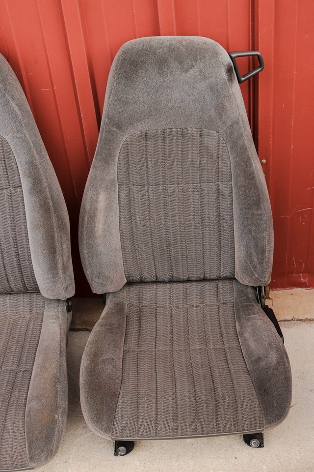 97-02 Camaro SS Z28 Front & Rear Seats Set Cloth Grey Manual Seat Track ...
