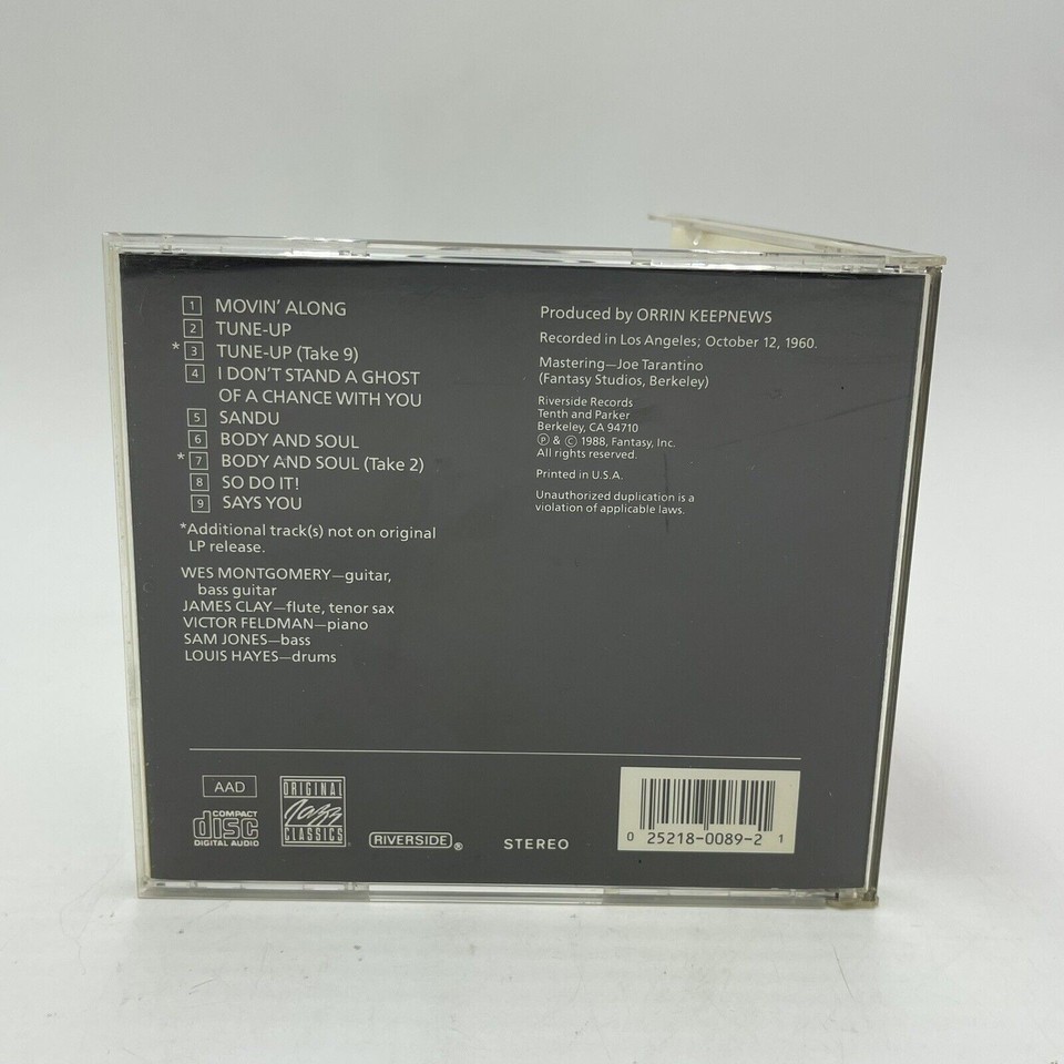 Movin' Along by Wes Montgomery (CD, Jul-1991, Original Jazz Classics) | eBay