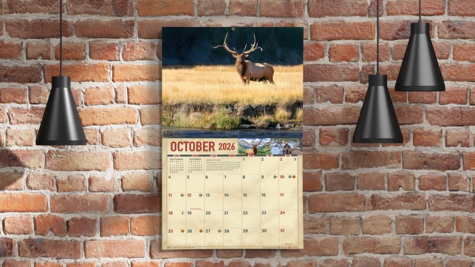 2026 Monster Bull Elk Signature Series Wall Calendar 16-Month XL | FREE ...