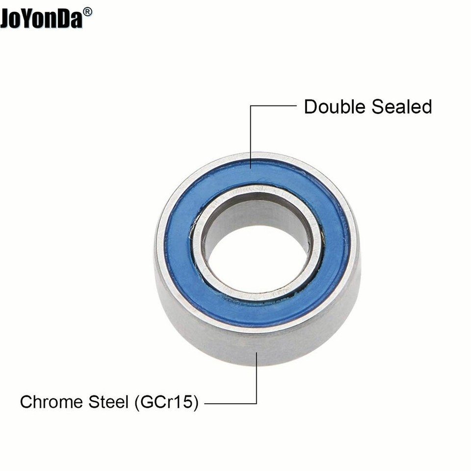 4x8x3mm Blue Rubber Sealed Ball Bearing #7019 for RC Traxxas 1:16 Slash ...