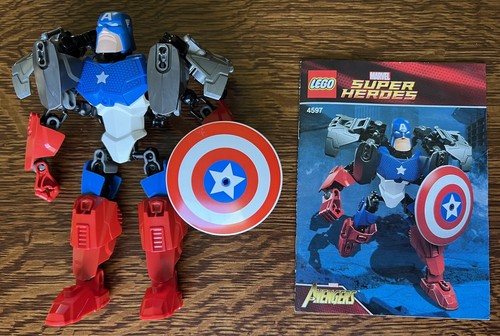 LEGO Marvel Avengers 4597 CAPTAIN AMERICA Bionicle Figure - 100% ...