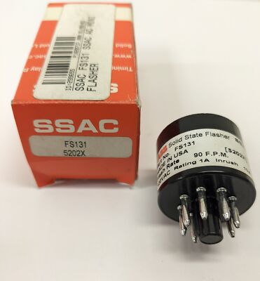 SSAC ABB FS131 5202X Solid State Flasher Relay 120VAC NOS | eBay