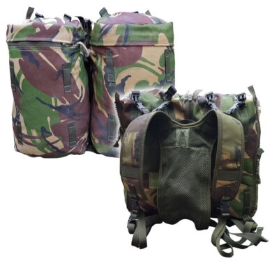 Genuine British Army Rucksack Backpack Side Pouch DPM Bergen PLCE ...