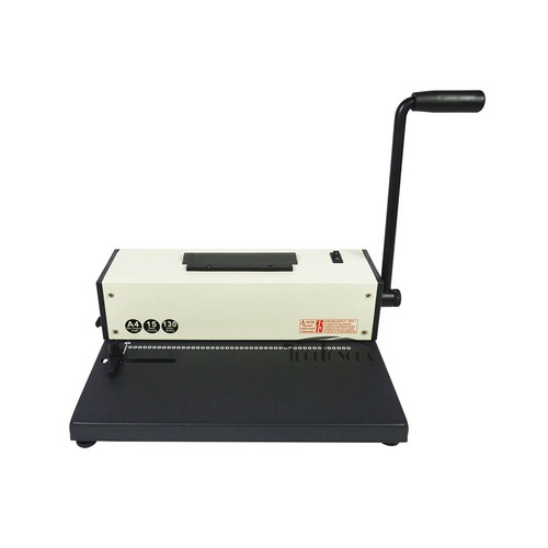 Desk Calendar Notebook Maker Plastic Spiral Coil Binding Machine 110V ...