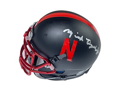 Mick Tinglehoff Signed Nebraska Cornhuskers Mini Helmet JSA COA | eBay