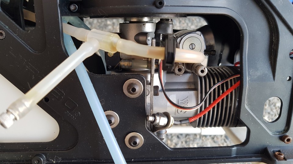 Hirobo SST Eagle Freya Nitro Helicopter, YS 80 engine & Pipe USED | eBay