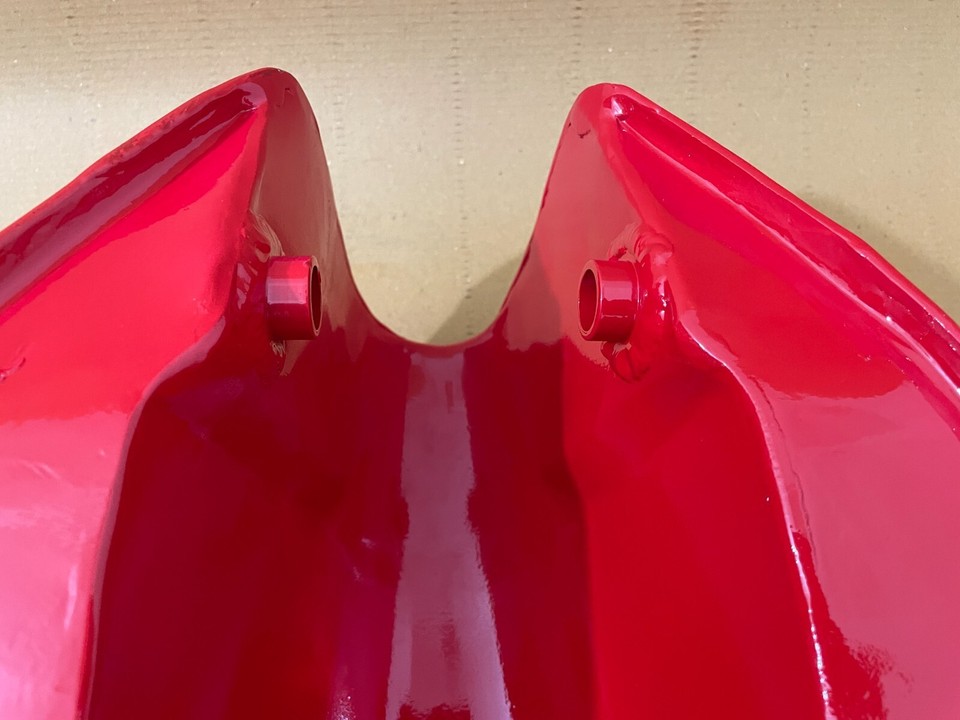 Yamaha DT175 DT 175 1977 -78 Steel Red Painted Fuel Petrol Gas Tank ...