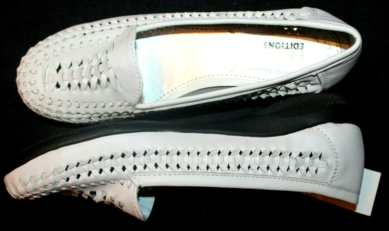 Basic Editions Women's Sudie White Flat Casual Comfort Loafer Shoes | eBay