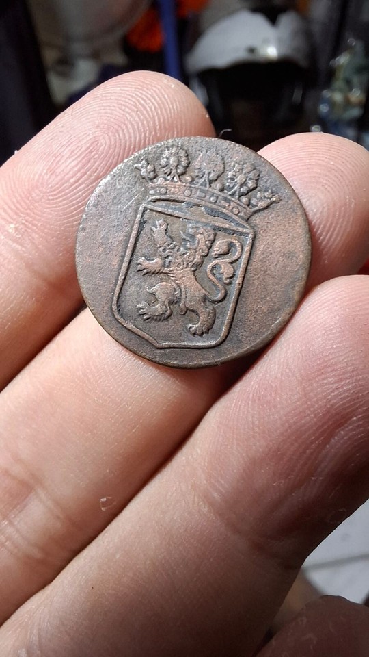 Dutch Netherlands Colonial VOC Duit 1733 Holland NewYork Penny Coin a ...