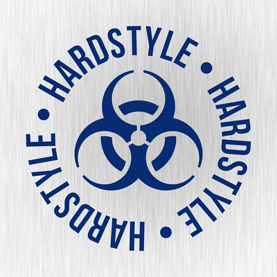 Hardstyle Biohazard Reactor Toxic Dj Blue Car Vinyl Decal Sticker | eBay