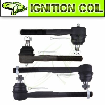 4x Fits Ford F-150 RWD 1997-2003 Inner + Outer Tie Rod End Left + Right ...