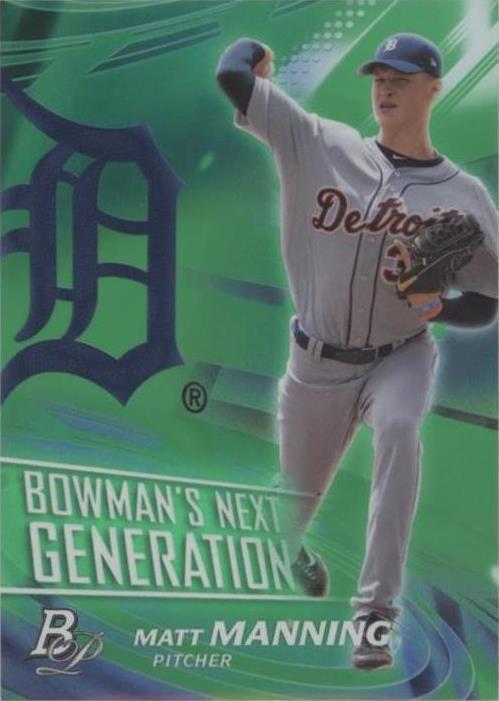 2017 Bowman Platinum - Bowman's Next Generation Matt Manning #BNG-MM ...