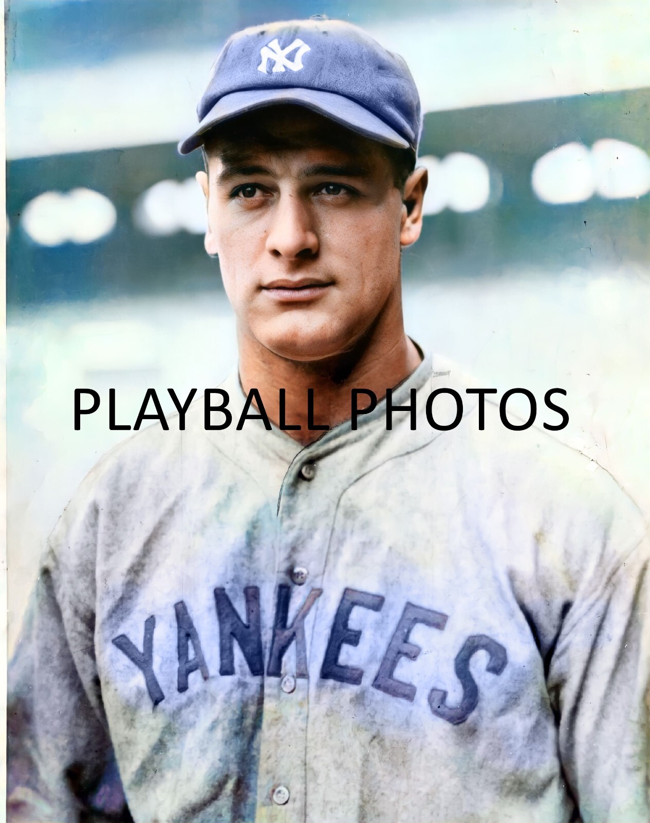 Lou Gehrig Colorized 8x10 Print-FREE SHIPPING | eBay