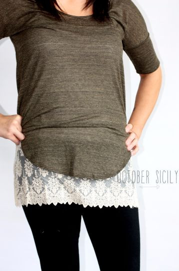 Lace Top Shirt Extender, Detail, Length, tank, size S, style 3 | eBay