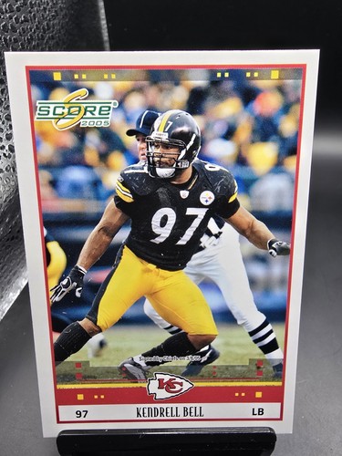 2005 Score Kendrell Bell #231 - Kansas City Chiefs | eBay