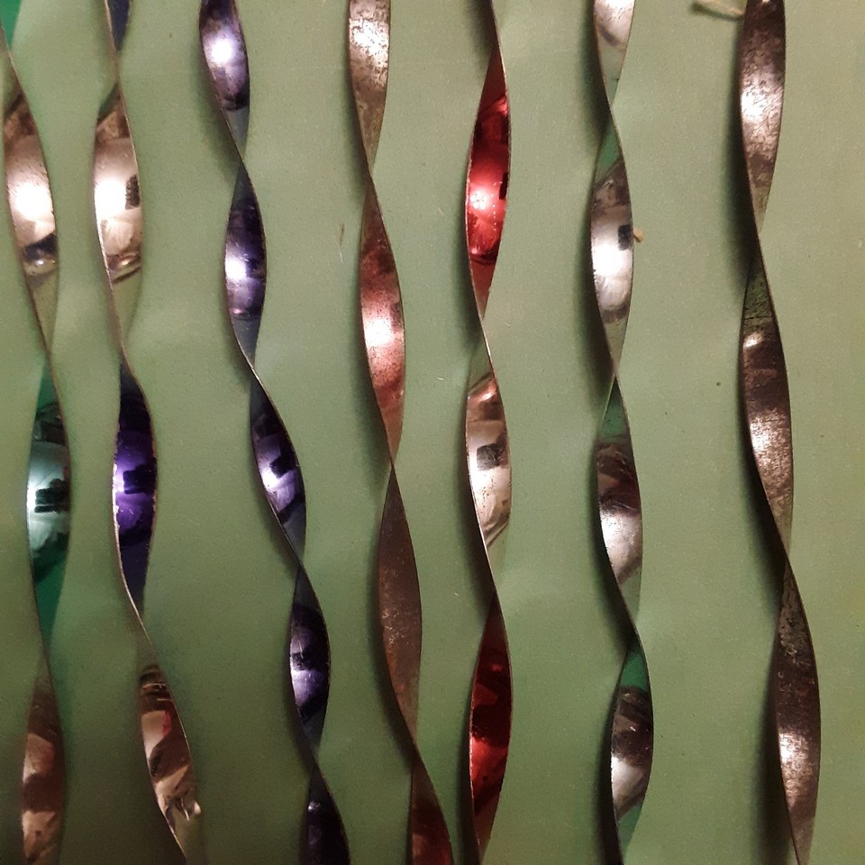 Vintage DIAMOND RAY METAL ICICLES TWISTED Lot of 11 | eBay