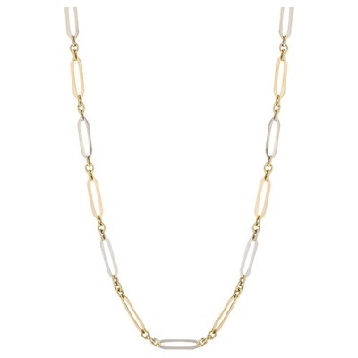 Elements Gold GN364 Elongated Link Chain Necklace in 9ct gold | eBay ...