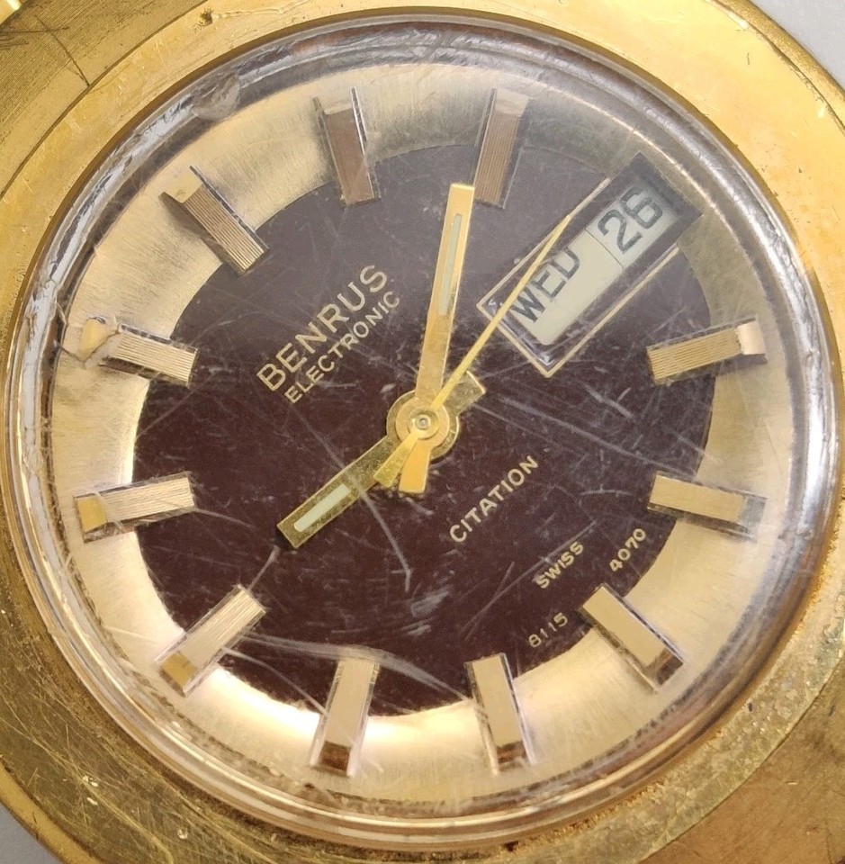 Vintage Benrus Citation Model HS19 ESA 9158 Electronic wrist watch ...