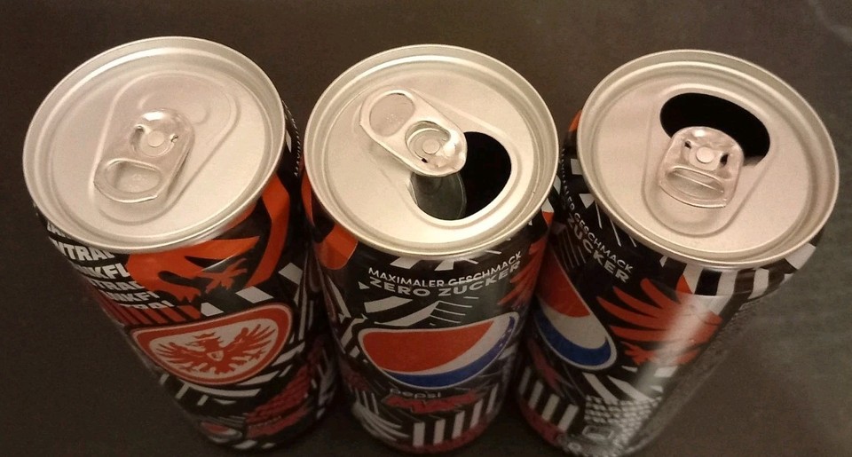 Nice Pepsi Cans From Germany. 3 Cans Football Promotion. Empty Cans | eBay