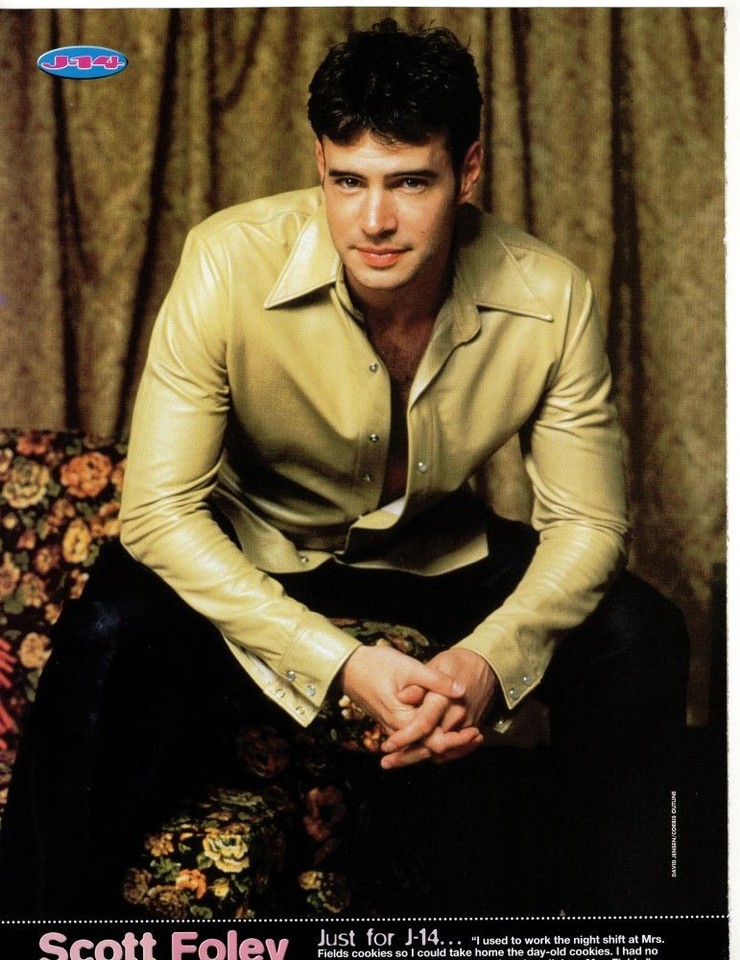 James Van Der Beek stubble whisker pinup J-14 magazine Scott Foley ...