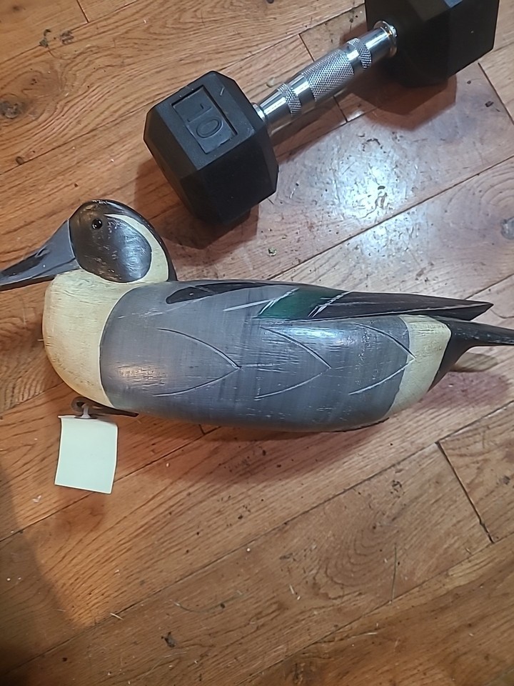 Older cira 1961 Herb Miller Pintail DRAKE Duck Deleware River WORKING ...