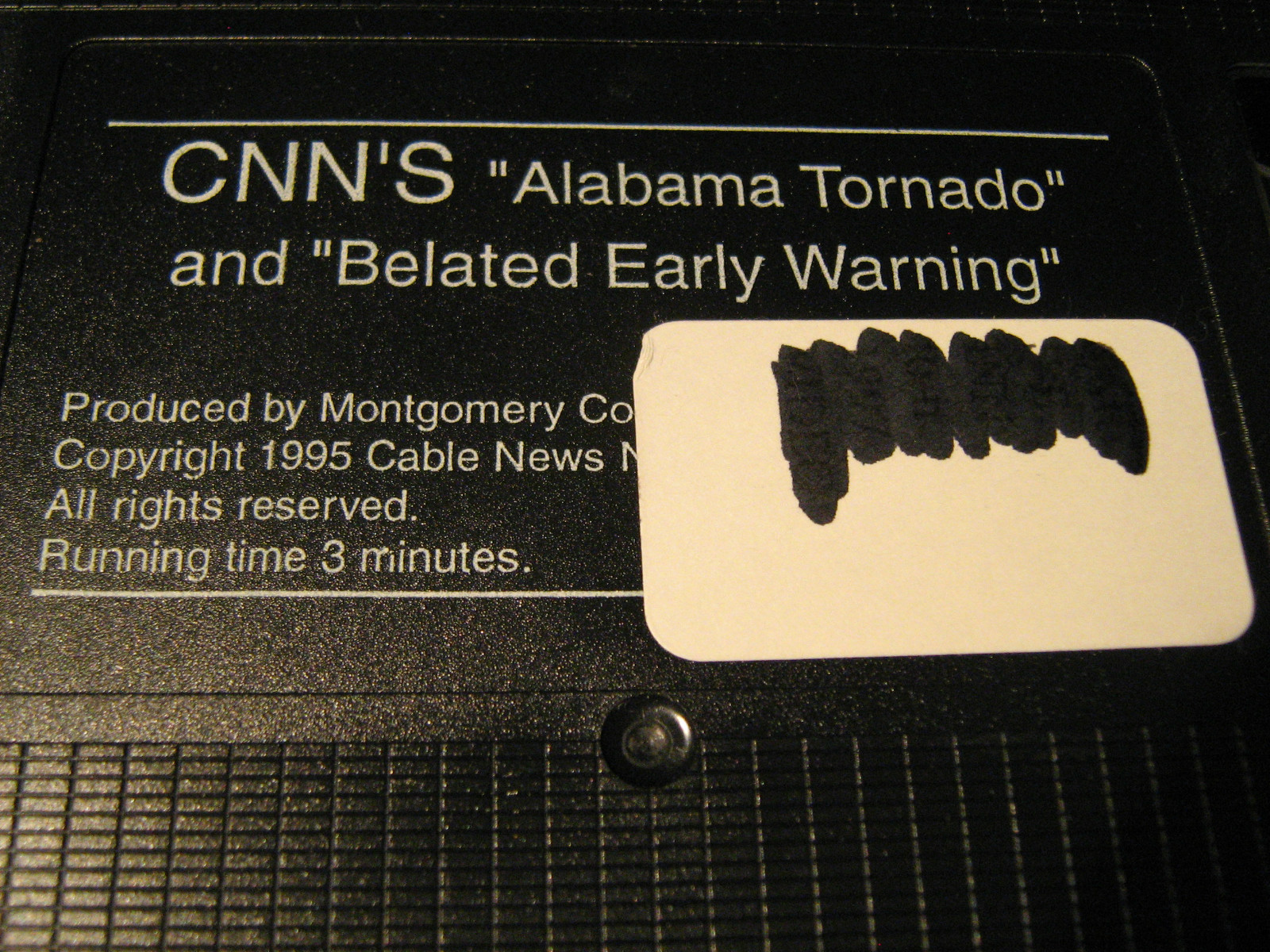 [Y27] Lot of 3 Rare VHS CNN'S Alabama Tornado, Impact Crater, Mt ...