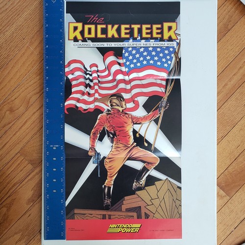 Retro 1991 Disney's The Rocketeer SNES Game & Movie Wall Art America ...