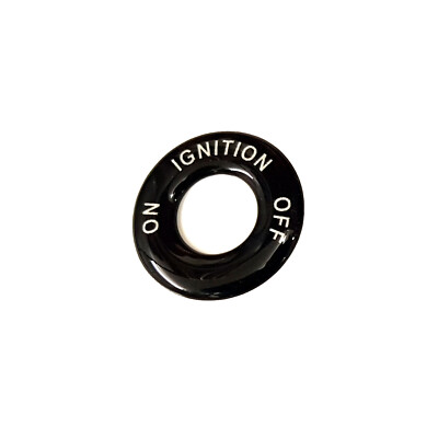 IGNITION ON OFF - Lucas Toggle Switch Round Dash Tag - Classic Car Kit ...
