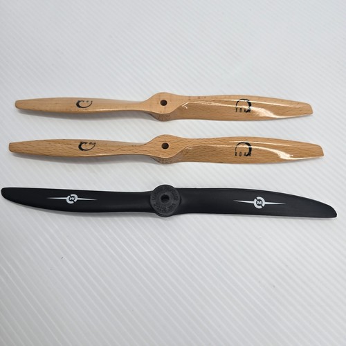 LOT OF 3 XOAR PJN RC Electric Airplane Propeller 11 x 7 Inch Wood RC ...