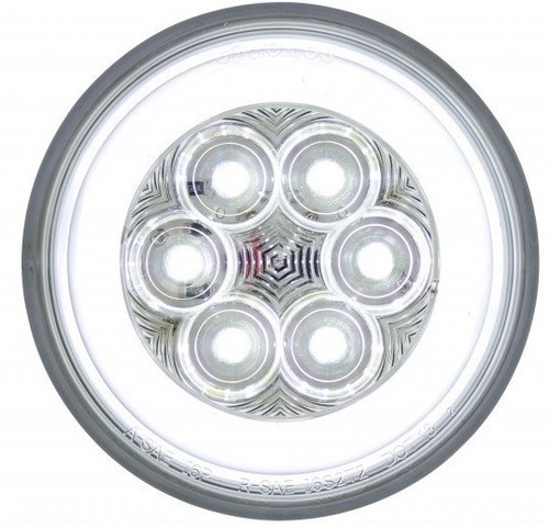 4" White LED Back-Up GLO Light | eBay