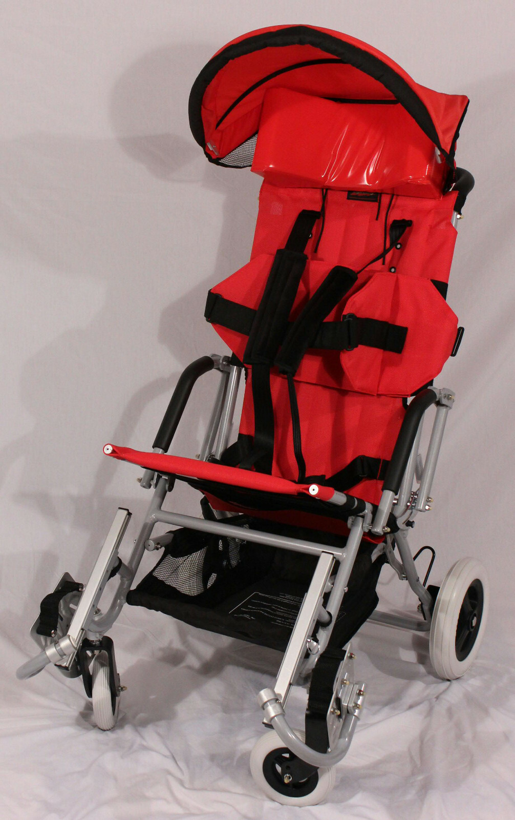 New Red Special Needs 16-18 in. Wheelchair stroller 150 lbs with lots ...