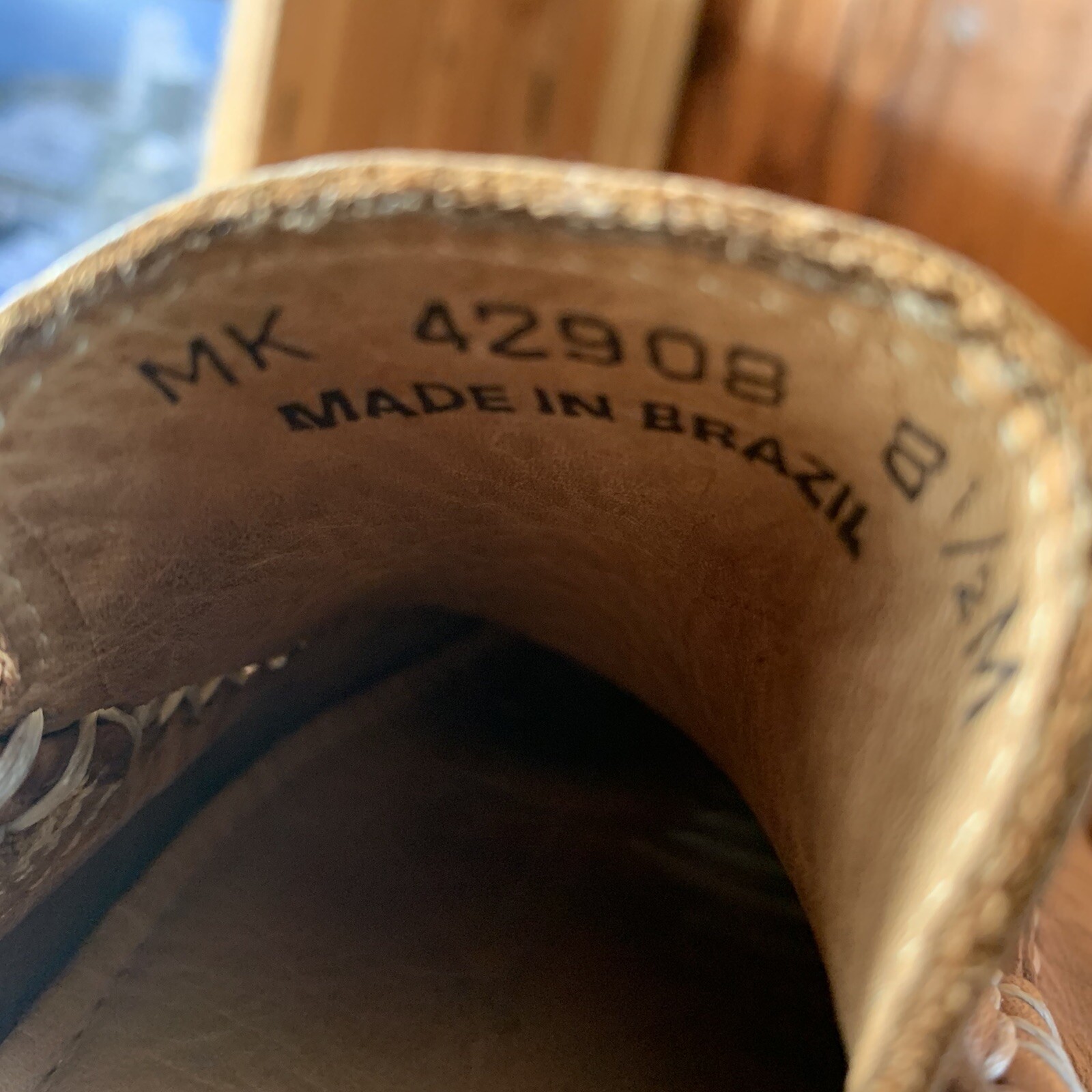 Mens Mike Konos Ivory Horse Bit drivers Size 8 1/2 M … - Gem