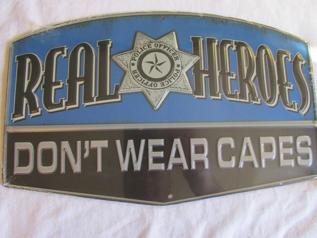 POLICE OFFICER service LAW ENFORCEMENT TIN SIGN MAN HOME DECOR | eBay