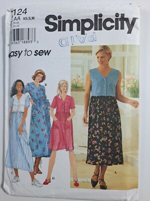 Simplicity 7114 Misses Dress OOP vintage uncut preowned but not used | eBay
