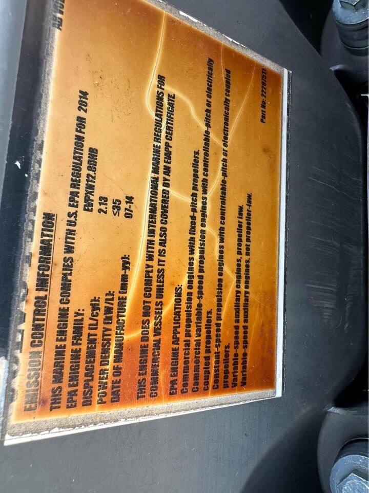 2010 Volvo Penta D12-D Marine Diesel Engine Pair with Transmissions | eBay