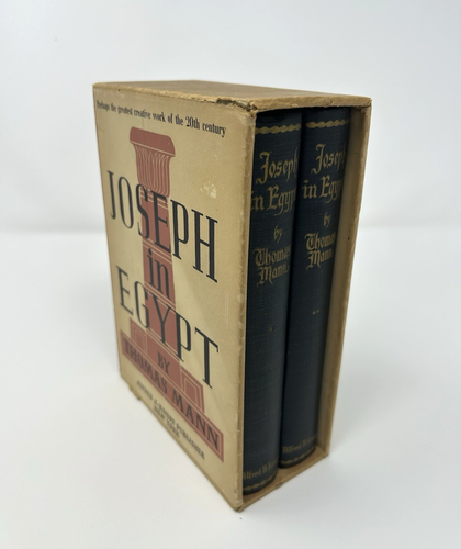 Joseph in Egypt by Thomas Mann Two Volume Set Alfred A. Knopf Hard ...
