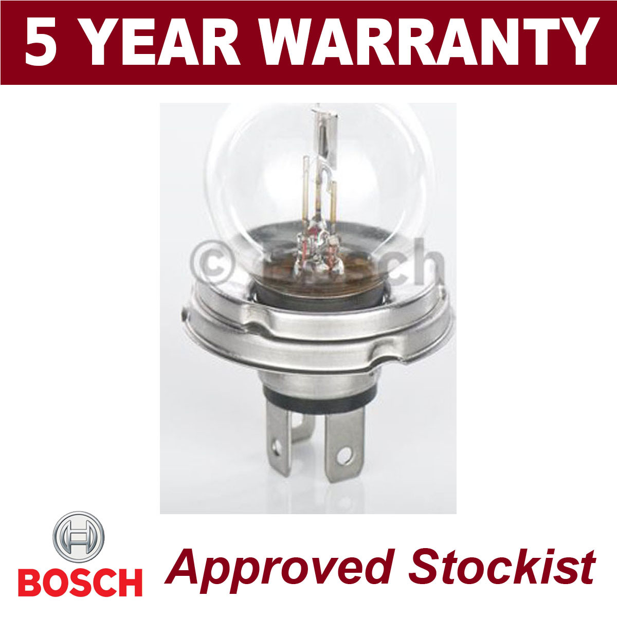 Bosch Pure Light Bulb R2 12V 45/40W P45T 1987302023 | eBay UK
